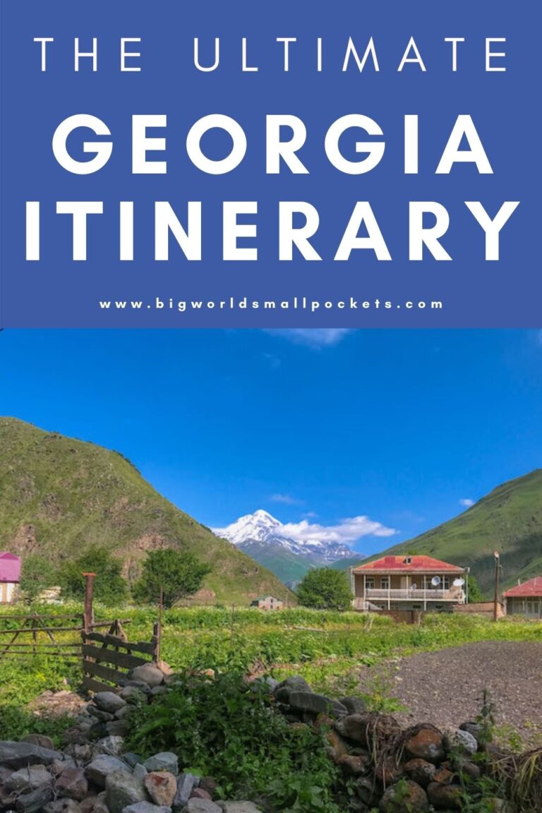 Best 2 Week Georgia Itinerary: See All the Highlights - Big World Small ...